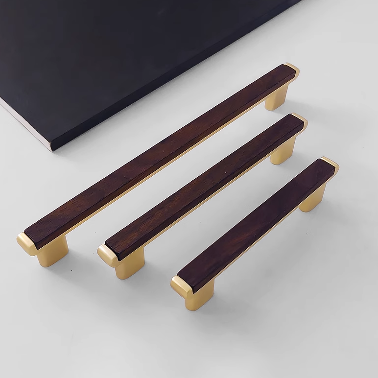 Modern Cabinet Handles Brown Wood Kitchen Cabinet Handles – MaeloveCrafts
